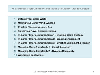Designing Business Simulation Games using STELLA®, iThink® and isee ...