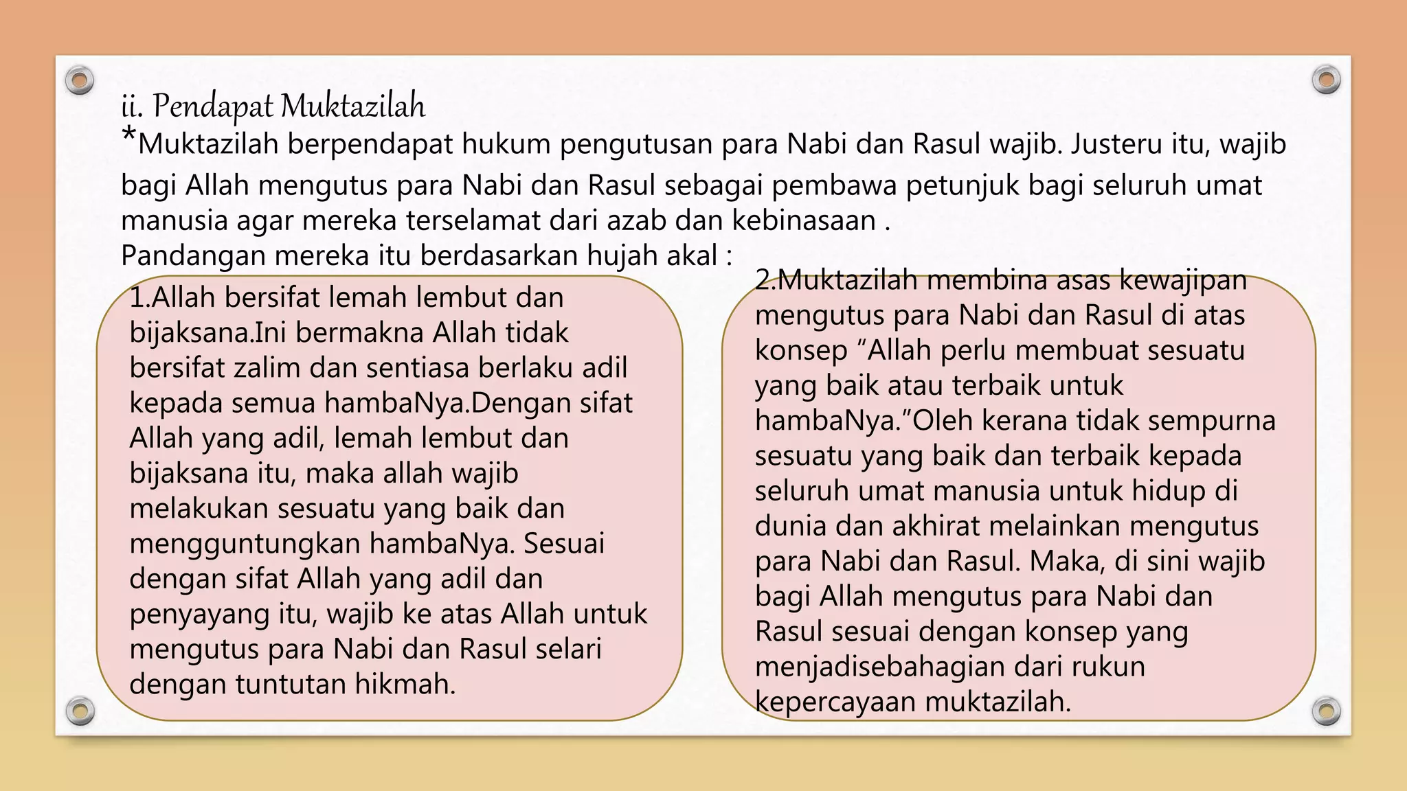 Kenabian dan kerasulan | PPTX