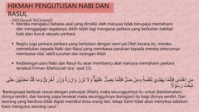 Kenabian dan kerasulan | PPTX