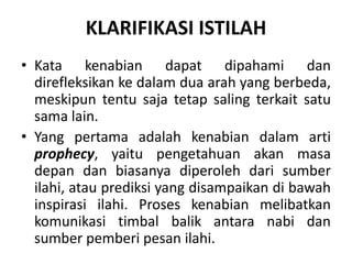 Kenabian dan teori interpretasi islam | PPT