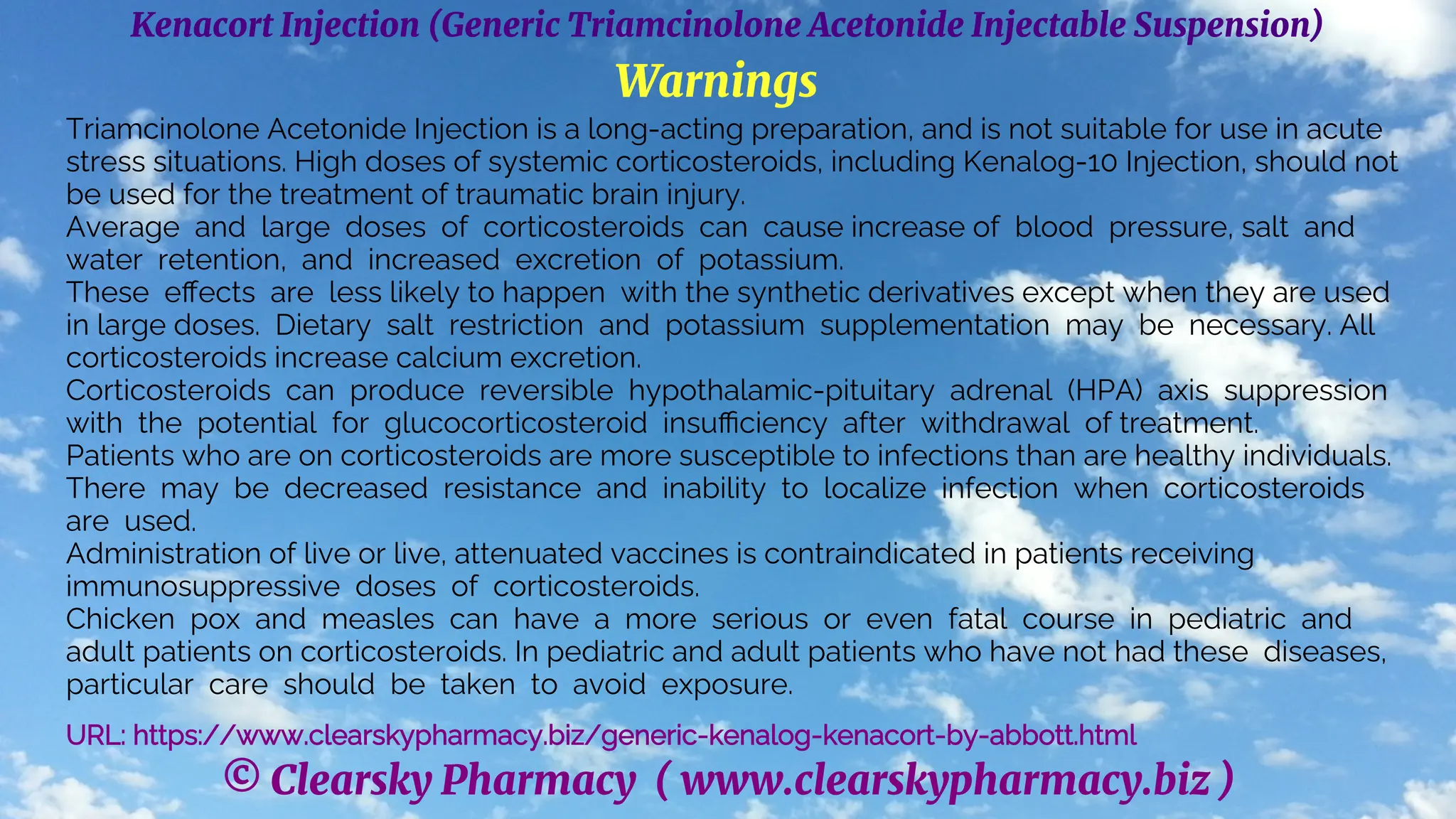 Kenacort Injection by Abbott(Generic Triamcinolone Acetonide Injectable ...