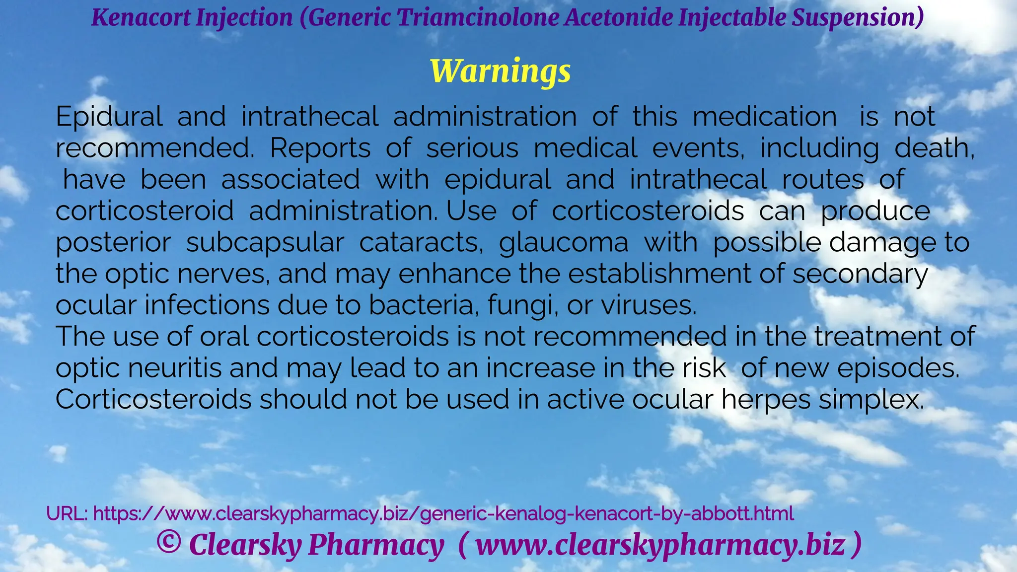 Kenacort Injection by Abbott(Generic Triamcinolone Acetonide Injectable ...