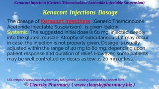 Kenacort Injection by Abbott(Generic Triamcinolone Acetonide Injectable ...