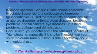 Kenacort Injection by Abbott(Generic Triamcinolone Acetonide Injectable ...
