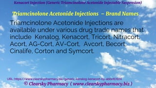 Kenacort Injection by Abbott(Generic Triamcinolone Acetonide Injectable ...