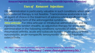 Kenacort Injection by Abbott(Generic Triamcinolone Acetonide Injectable ...