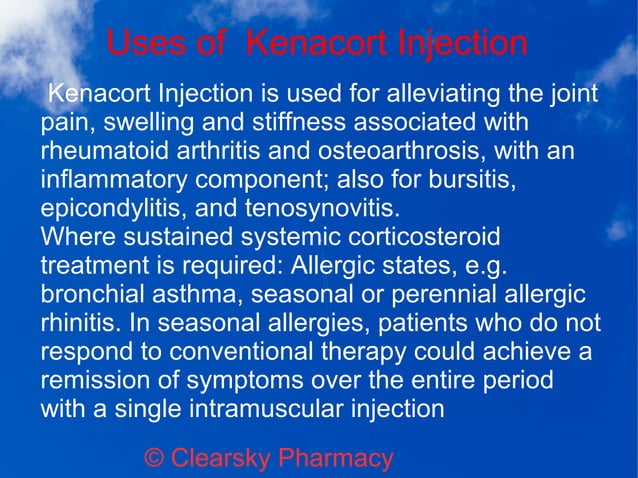 Kenacort (Triamcinolone Acetonide Injection) | ODP