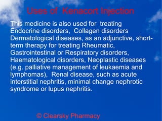 Kenacort (Triamcinolone Acetonide Injection) | ODP