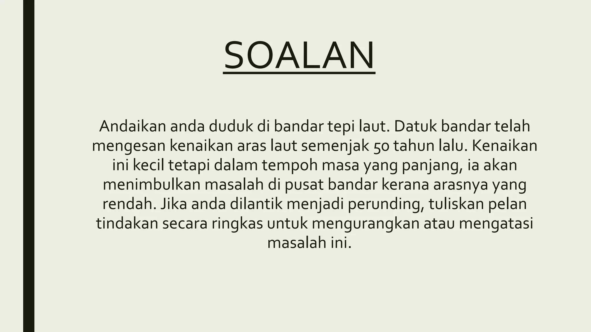 Kenaikan aras laut | PPTX