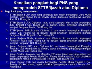 Kenaikan pangkat pns | PPT