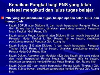 Kenaikan pangkat pns | PPT