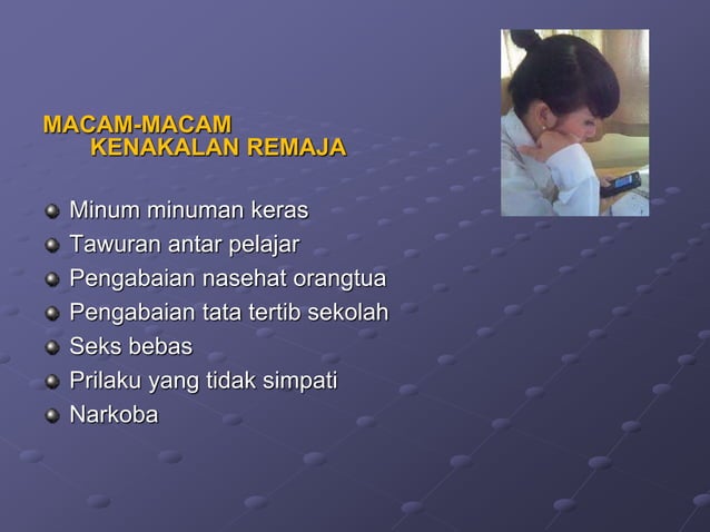 Kenakalan remaja | PPT