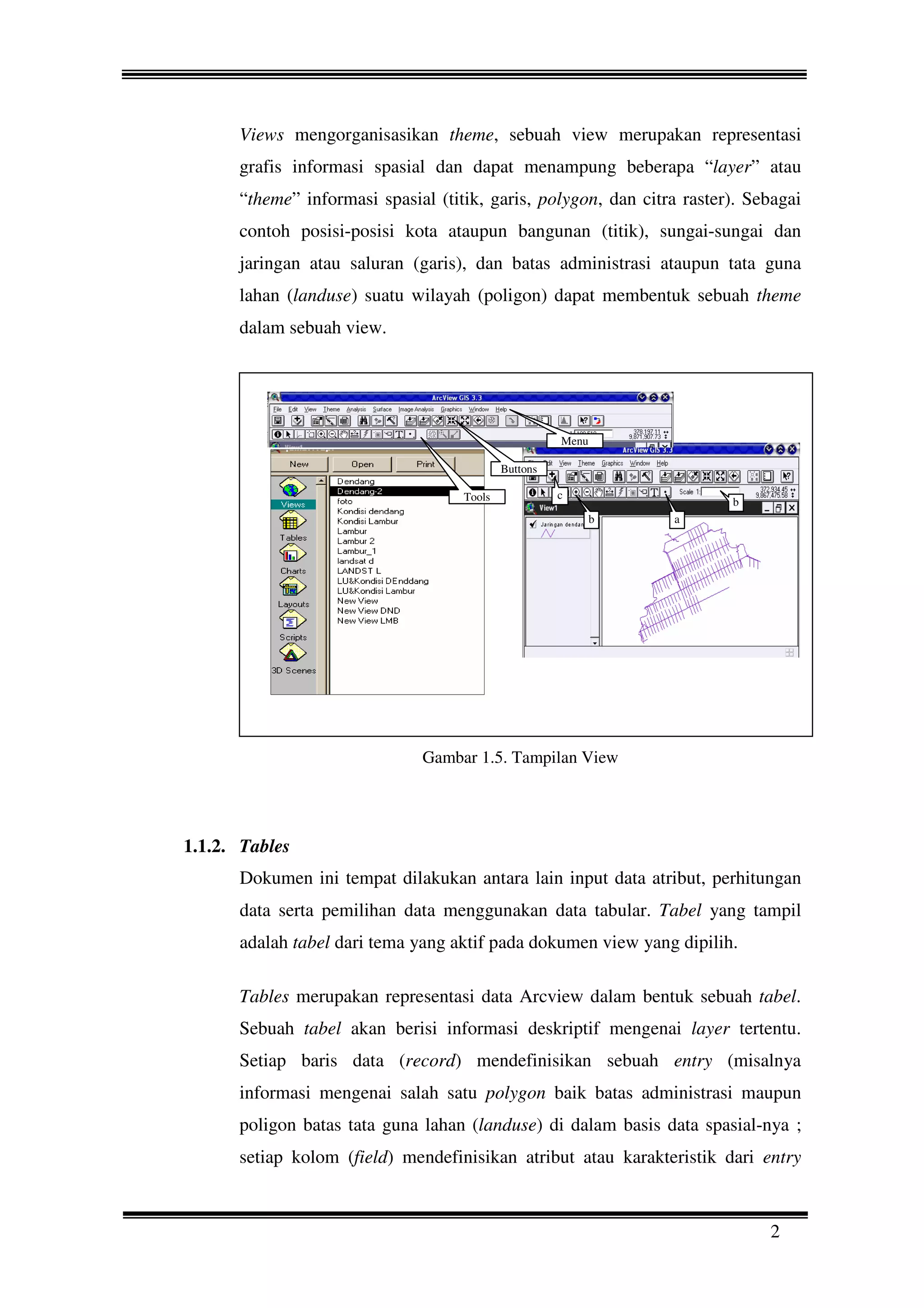 Pengenalan ArcView GIS 3.3 lanjut02 | PDF