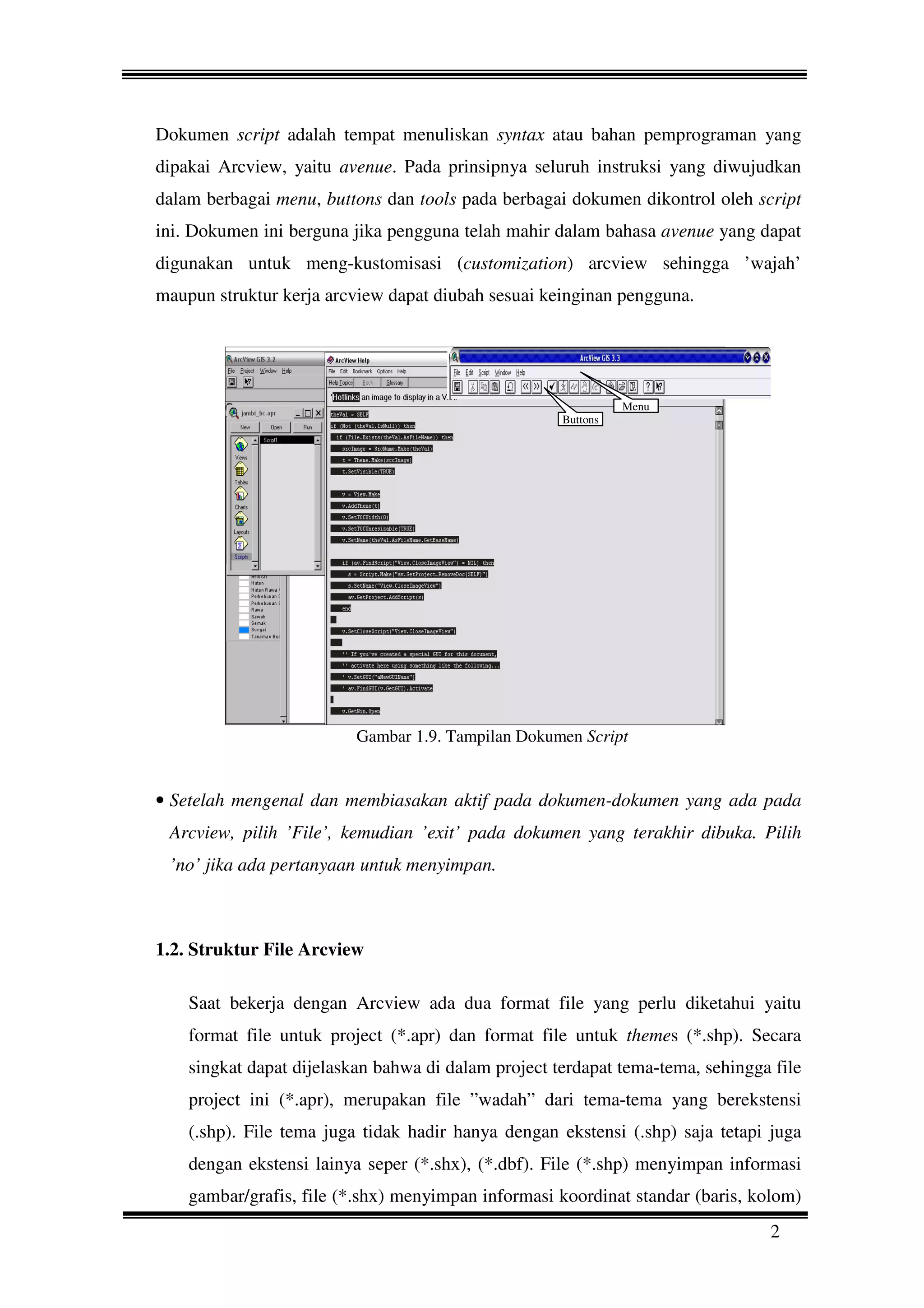 Pengenalan ArcView GIS 3.3 lanjut03 | PDF