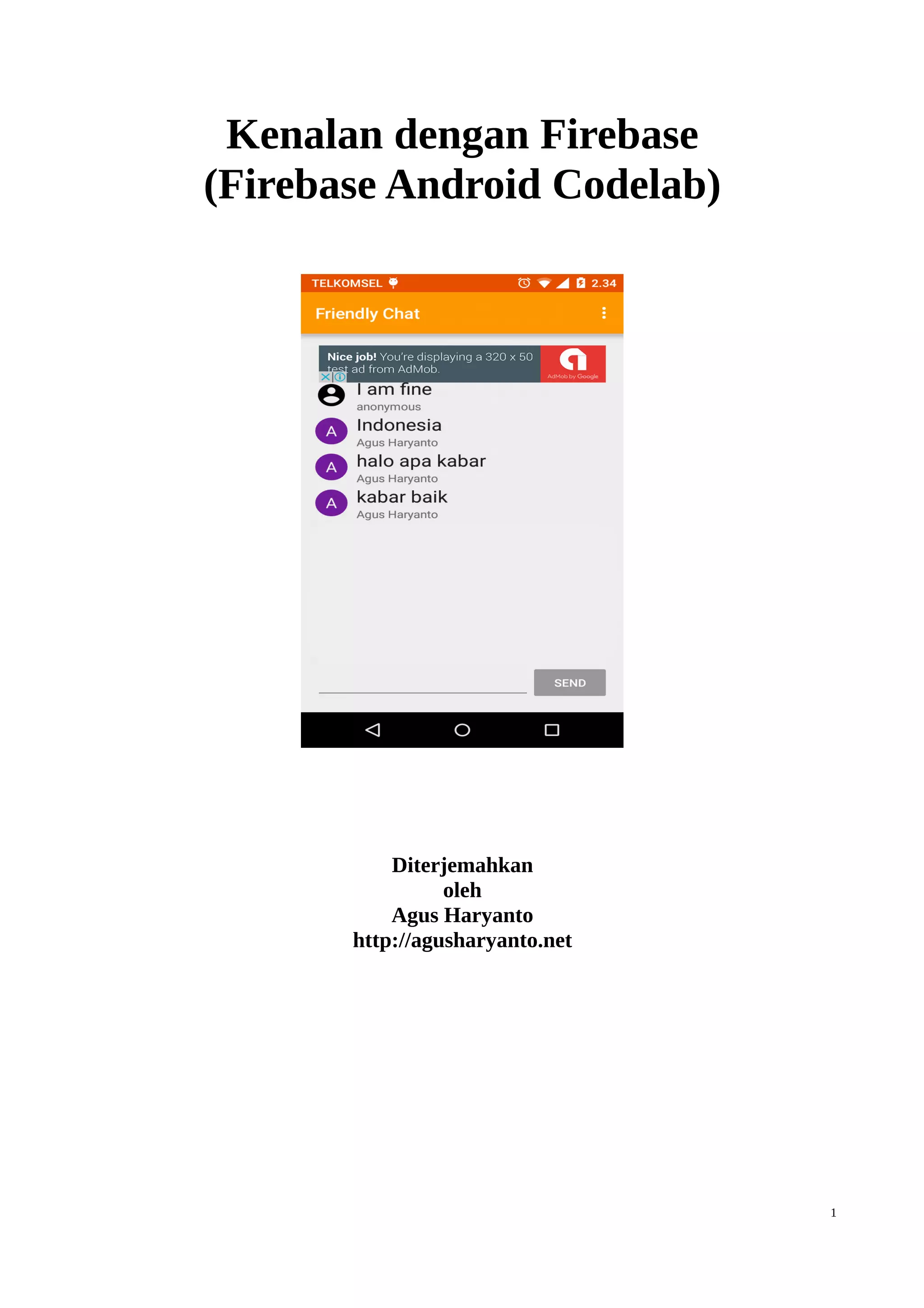 Kenalan Dengan Firebase Android | PDF