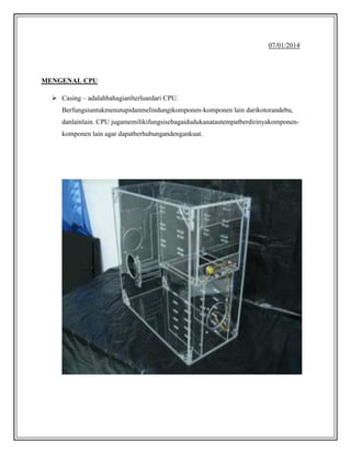 Kenali cpu | DOCX