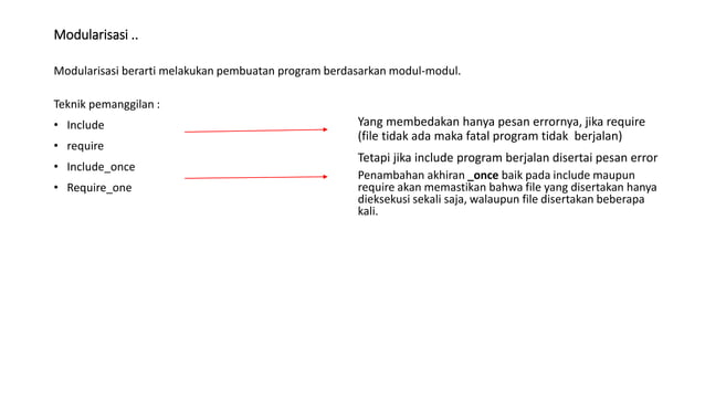 Kenali Array Dan Jenis Fungsi Pada Php Ppt