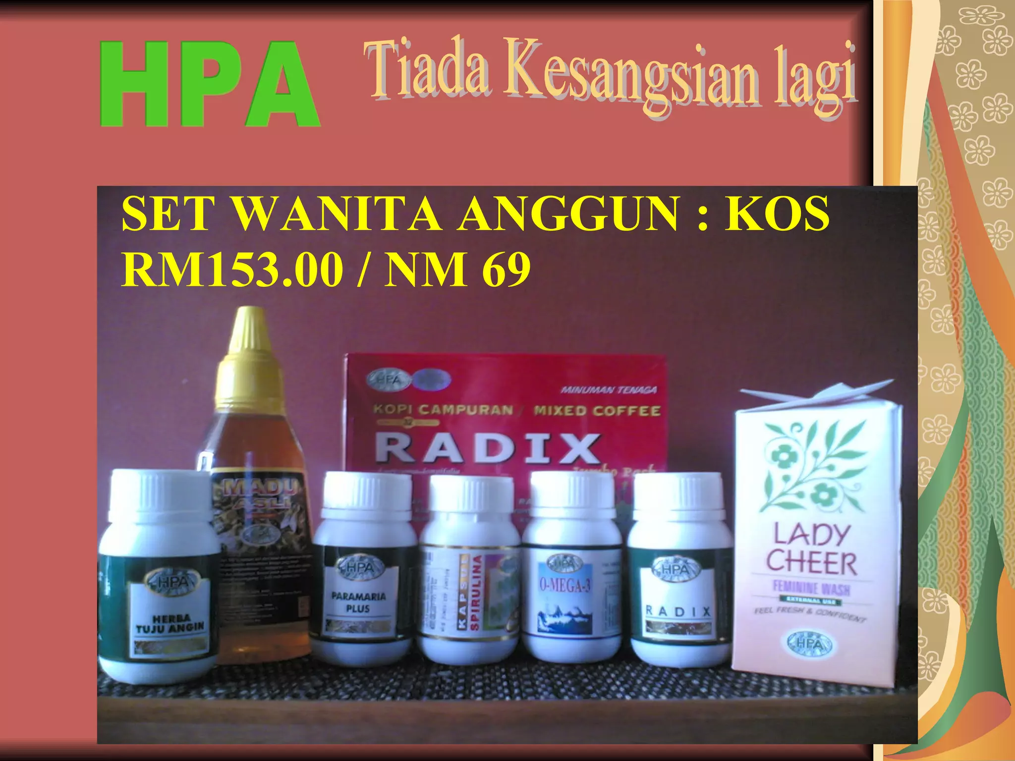 Kenali Kehebatan Produk HPA Dalam Menangani Permasalahan Penyakit | PPT