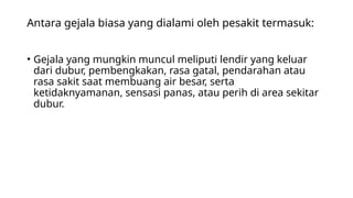 Kenali Punca Buasir: Panduan Bahagian 01 | PPTX