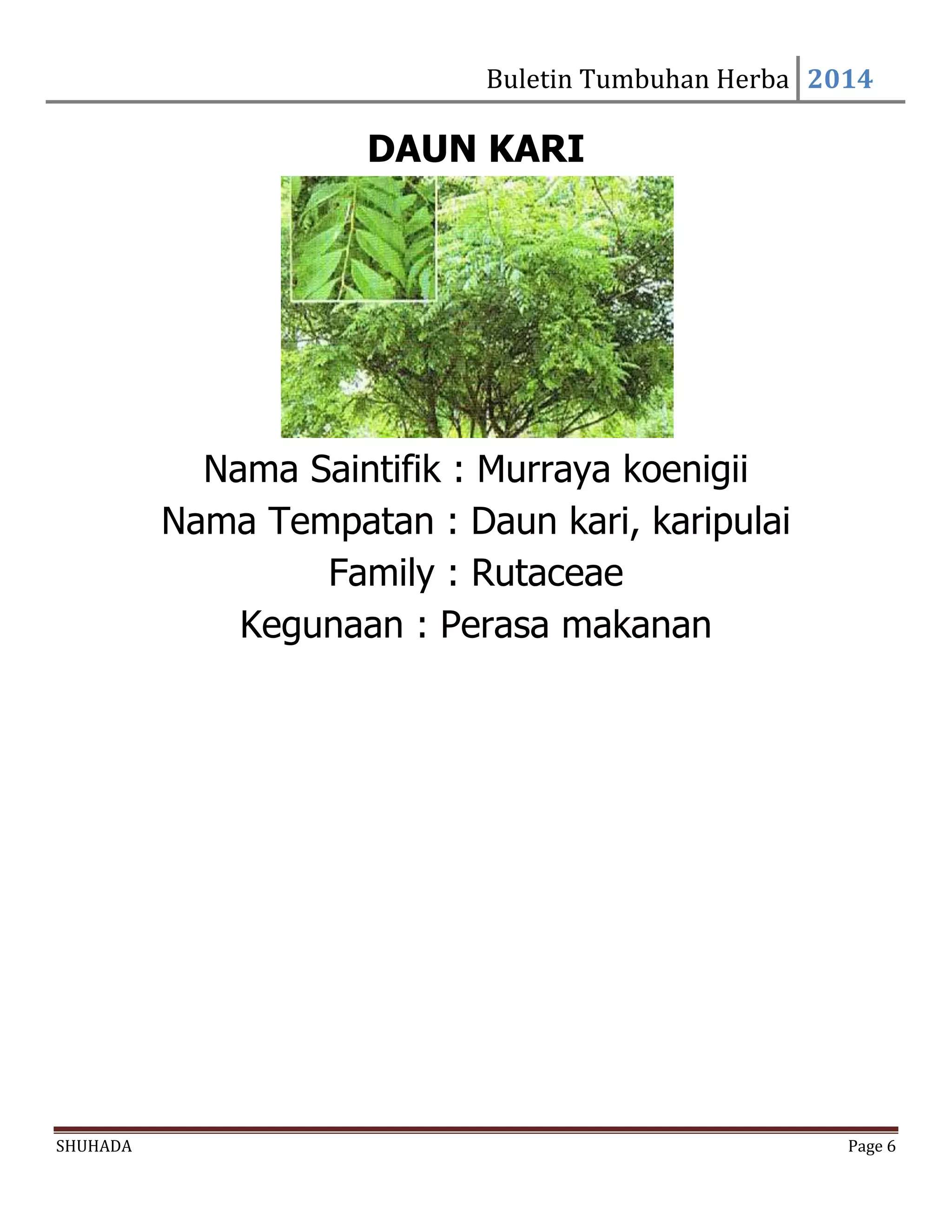 Kenali tumbuhan di negara kita | PDF