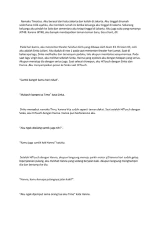 Kenangan manis | DOCX