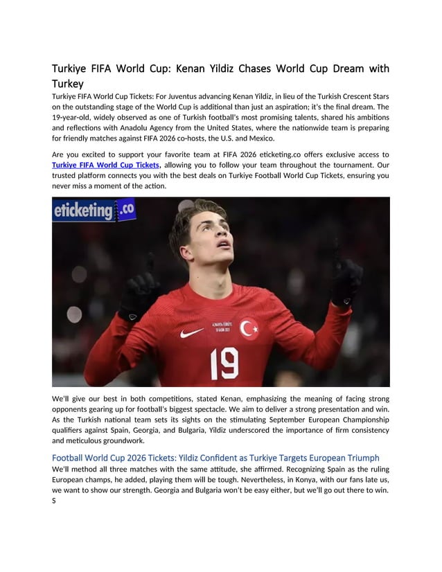 Kenan Yildiz Chases World Cup Dream with Turkey.docx