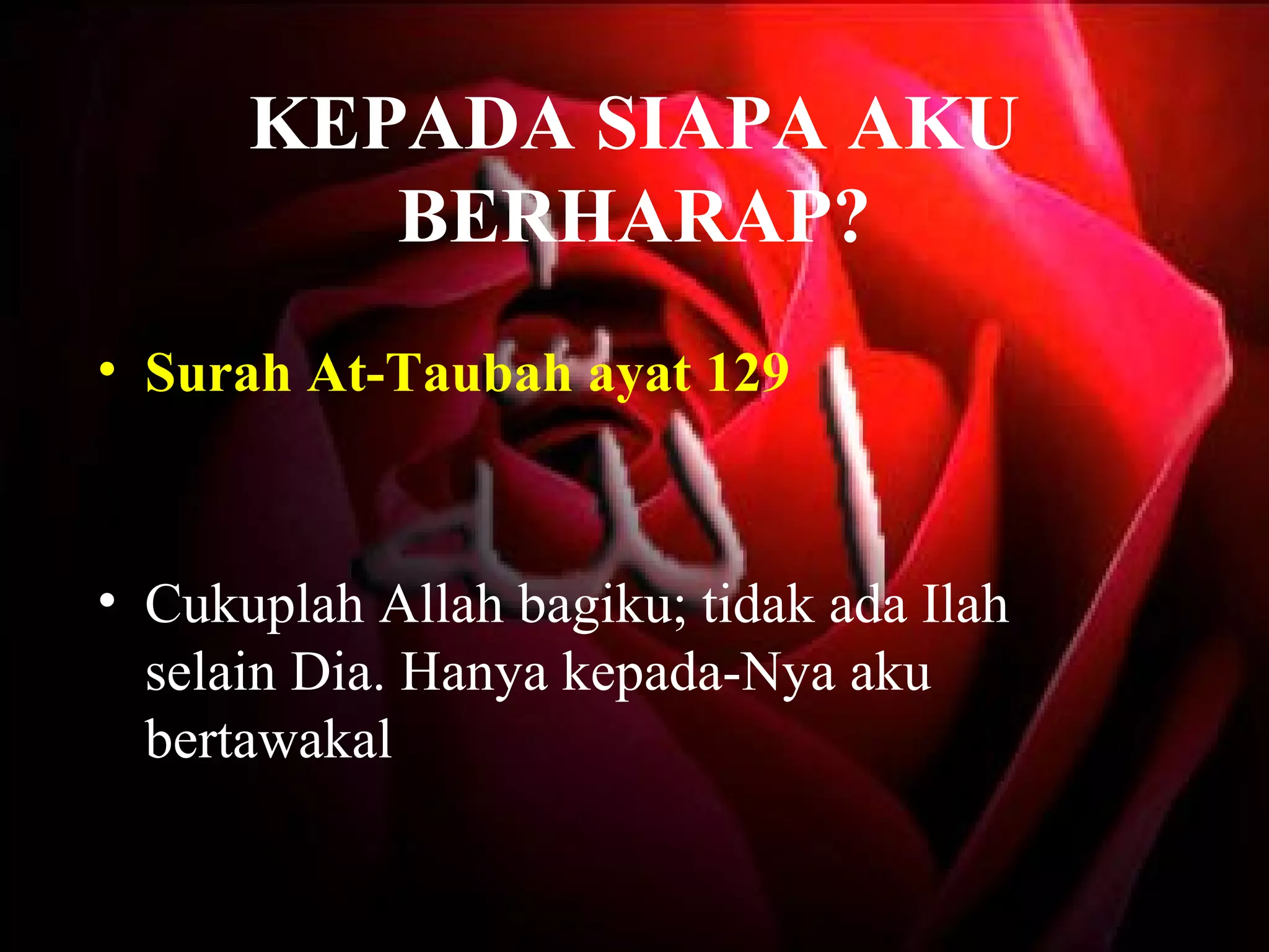 Kenapa aku di uji | PPT