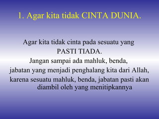 Kenapa allah merahasiakan mati | PPT