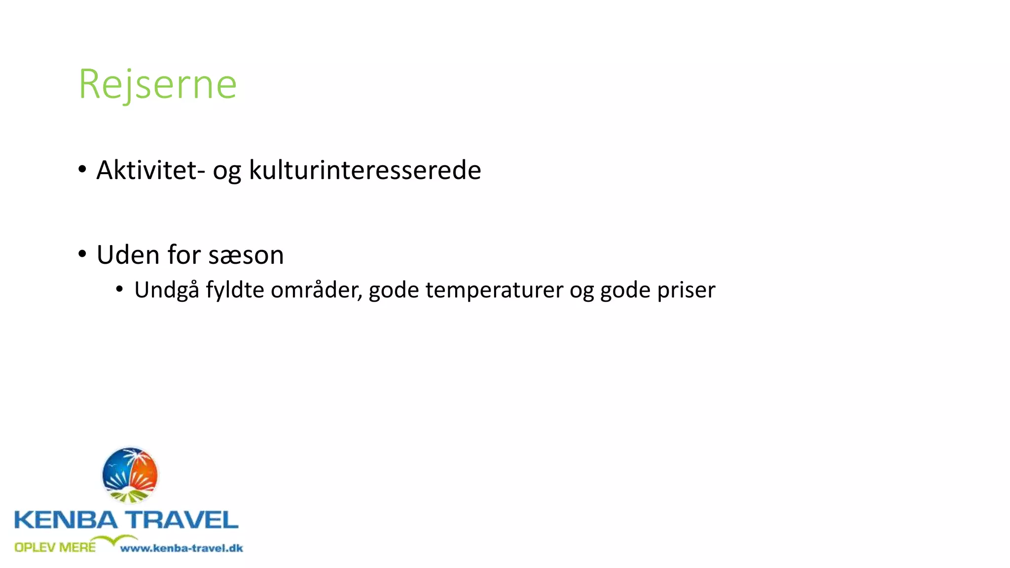 Kenba travel danmark | PPTX
