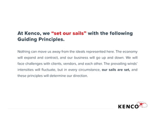 Kenco Guiding Principles - Be Honest. Serve. Get Better. | PDF