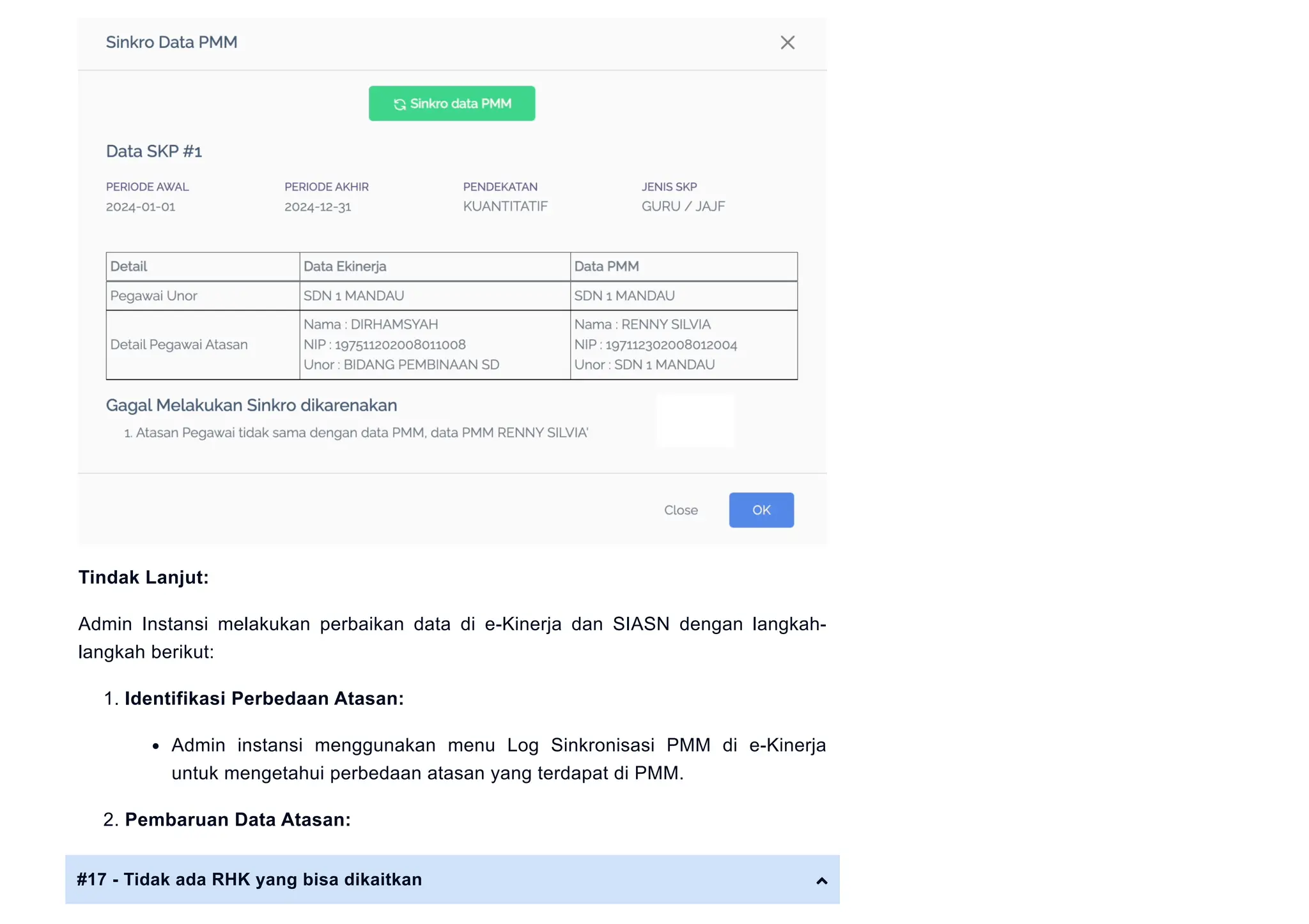 Kendala Pesan Error untuk Sinkronisasi PMM dengan E-kinerja – Merdeka Mengajar.pdf