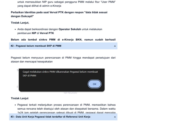 Kendala Pesan Error untuk Sinkronisasi PMM dengan E-kinerja – Merdeka Mengajar.pdf | Free Download