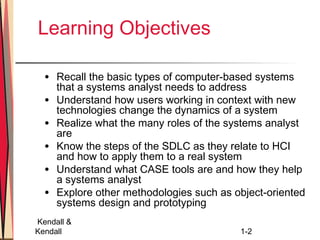 Analisis dan Perancangan Sistem - 1 - Kendall7e ch01 | PPT