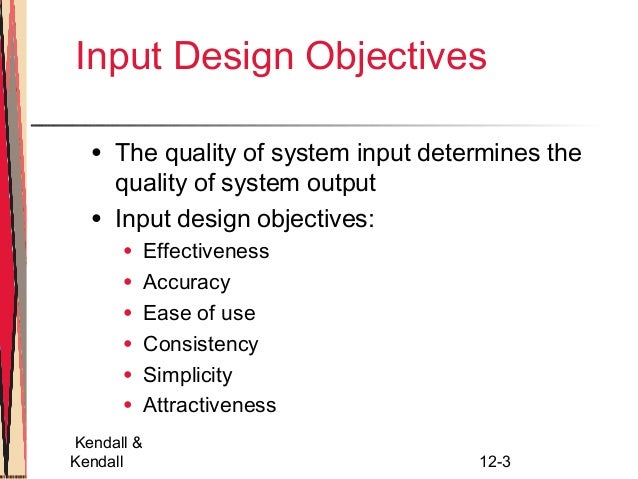 Design Effective Input Chapter 12