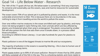 life below water, a presentation by kendall page | PPTX