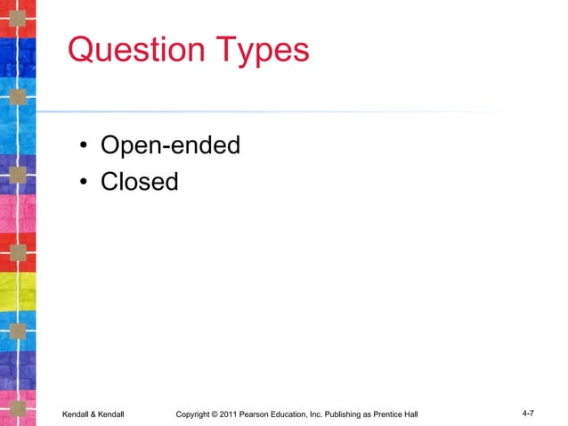 Kendall sad8e ch04 | PPT