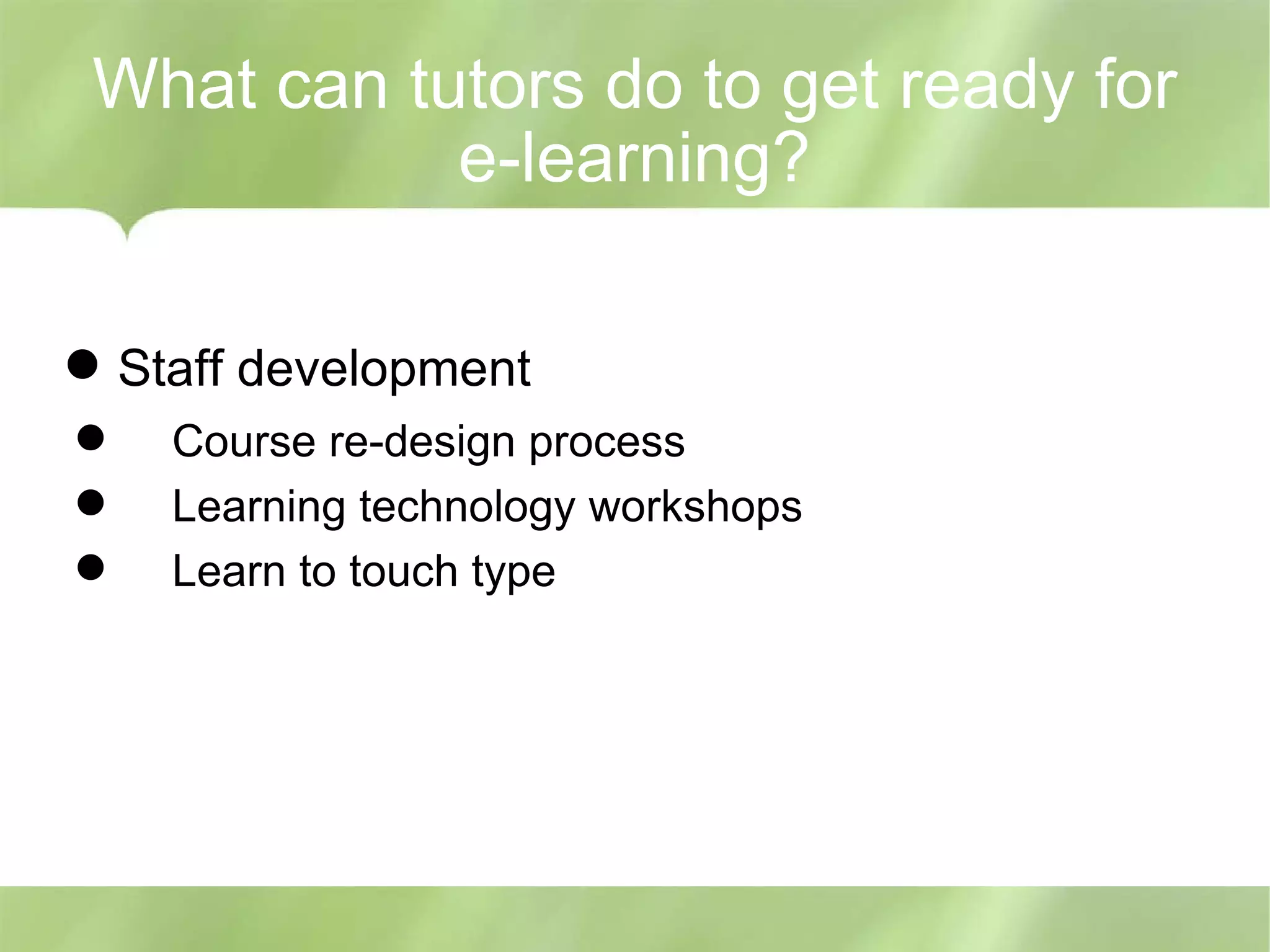 Introduction to e-Learning | PPT