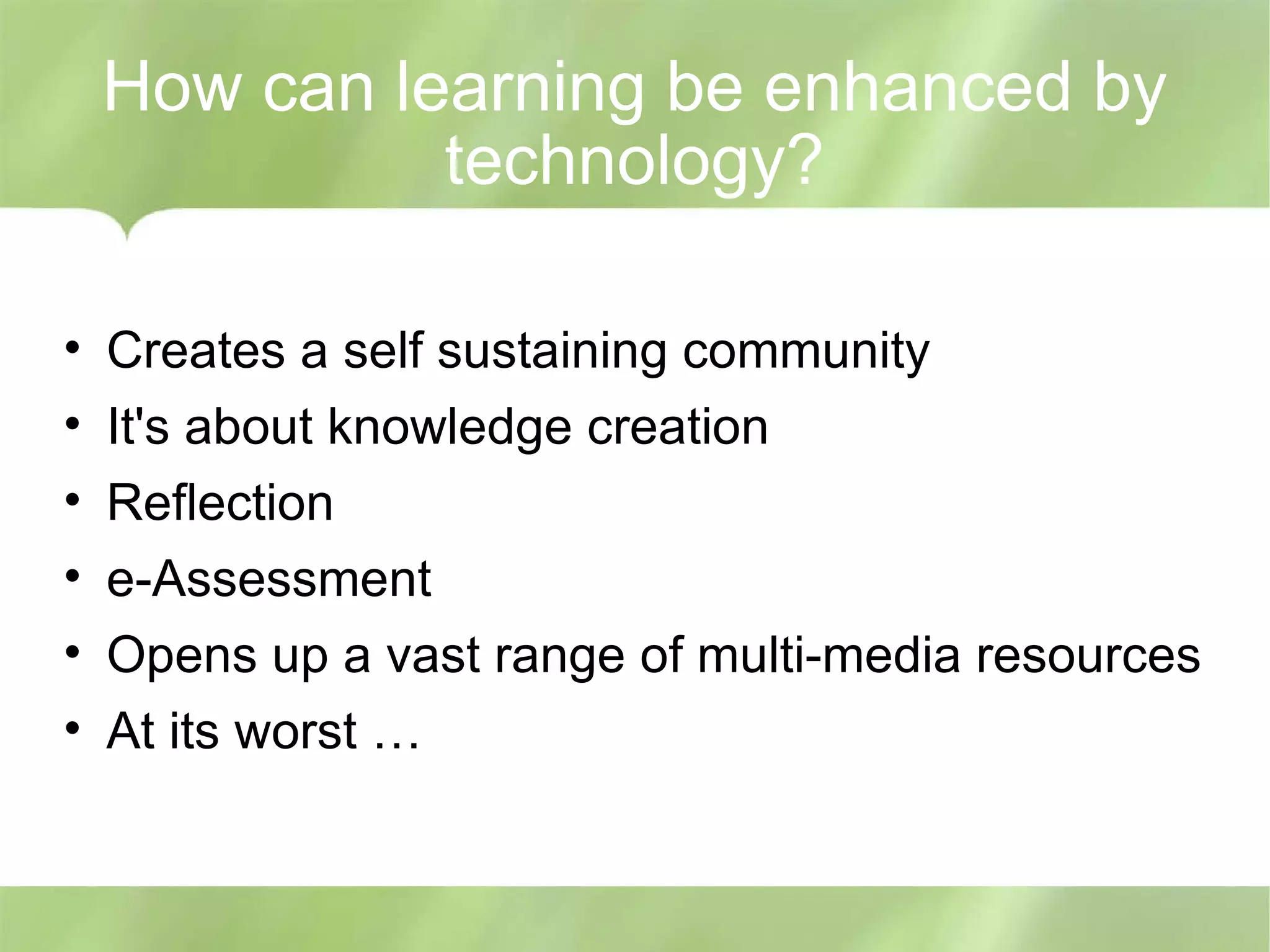 Introduction to e-Learning | PPT