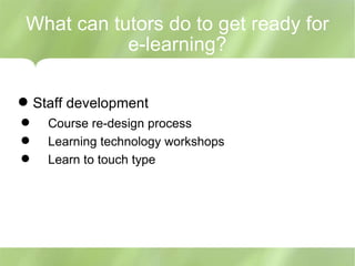 Introduction to e-Learning | PPT