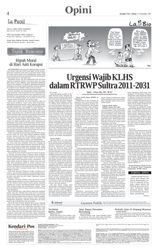 Kendari pos edis 13 desember 2011 (hijrah moral & piagam kendari) | PDF