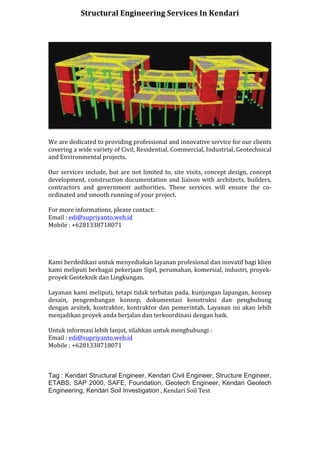 Kendari structural engineer | PDF