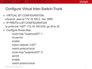 Kendel Avaya-Fabric connect - Demo Lab Guide – SPB vIST-5 | PPTX ...