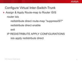 Kendel Avaya-Fabric connect - Demo Lab Guide – SPB vIST-5 | PPTX ...