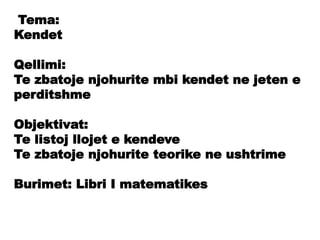 Projekt "Kendet" | PPTX