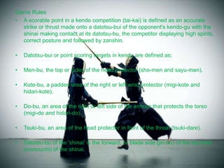 Kendo sports collection information | PPTX