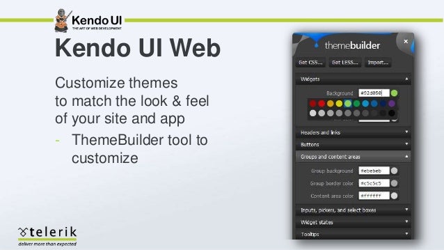 Kendo ui web