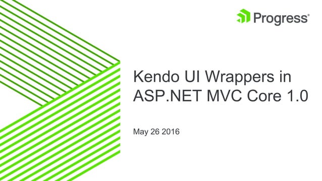 Kendo UI Wrappers in ASP.NET Core | PPT