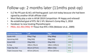 Case study: Revision ACLR rehab complicated by PFPS | PPTX