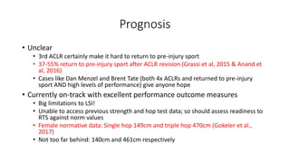 Case study: Revision ACLR rehab complicated by PFPS | PPTX
