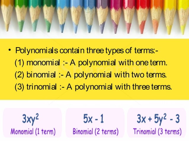 polynomials class 9th | PPT | Physics | Science